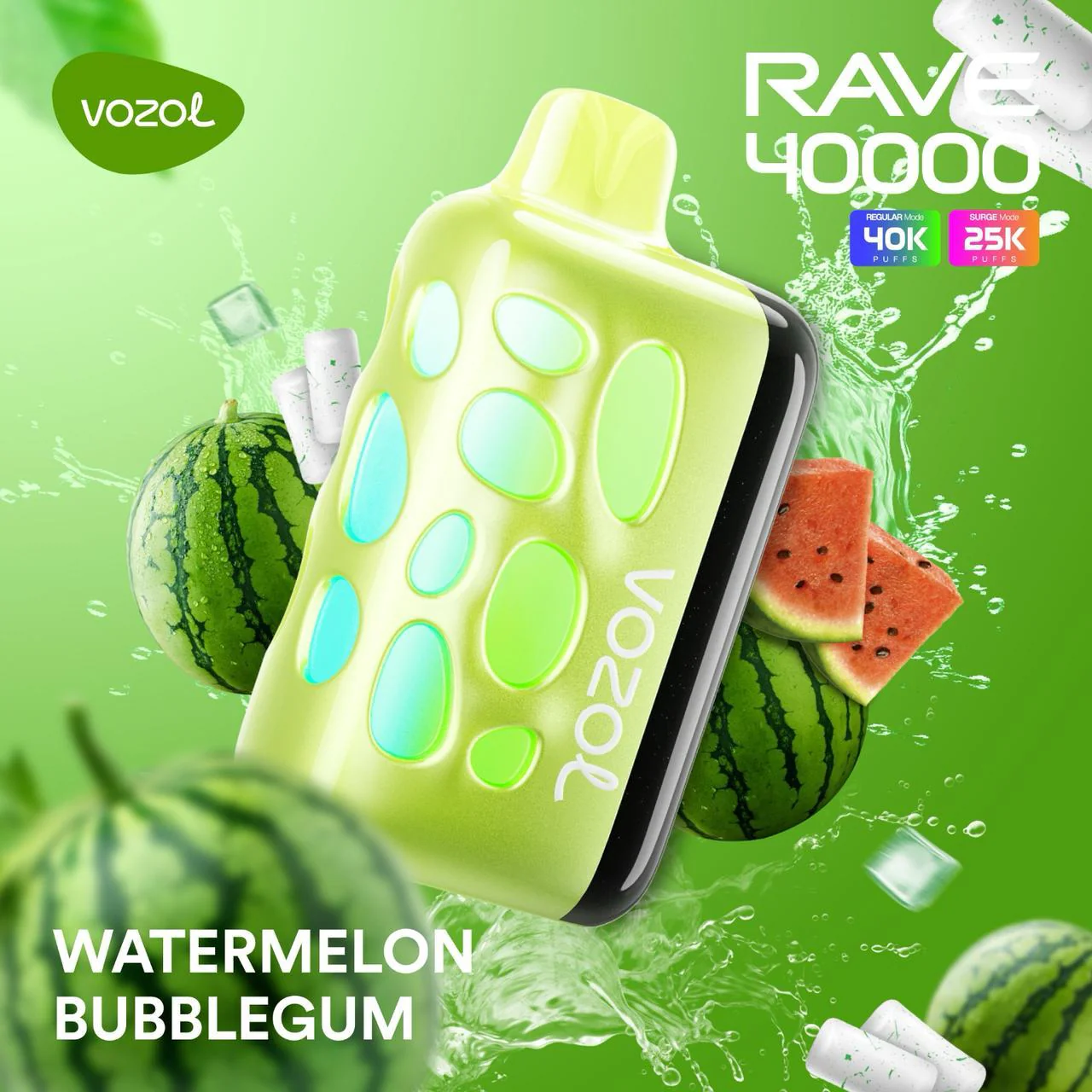 VOZOL Rave 40000 Watermelon Bubblegum - Vozol Puff Türkiye